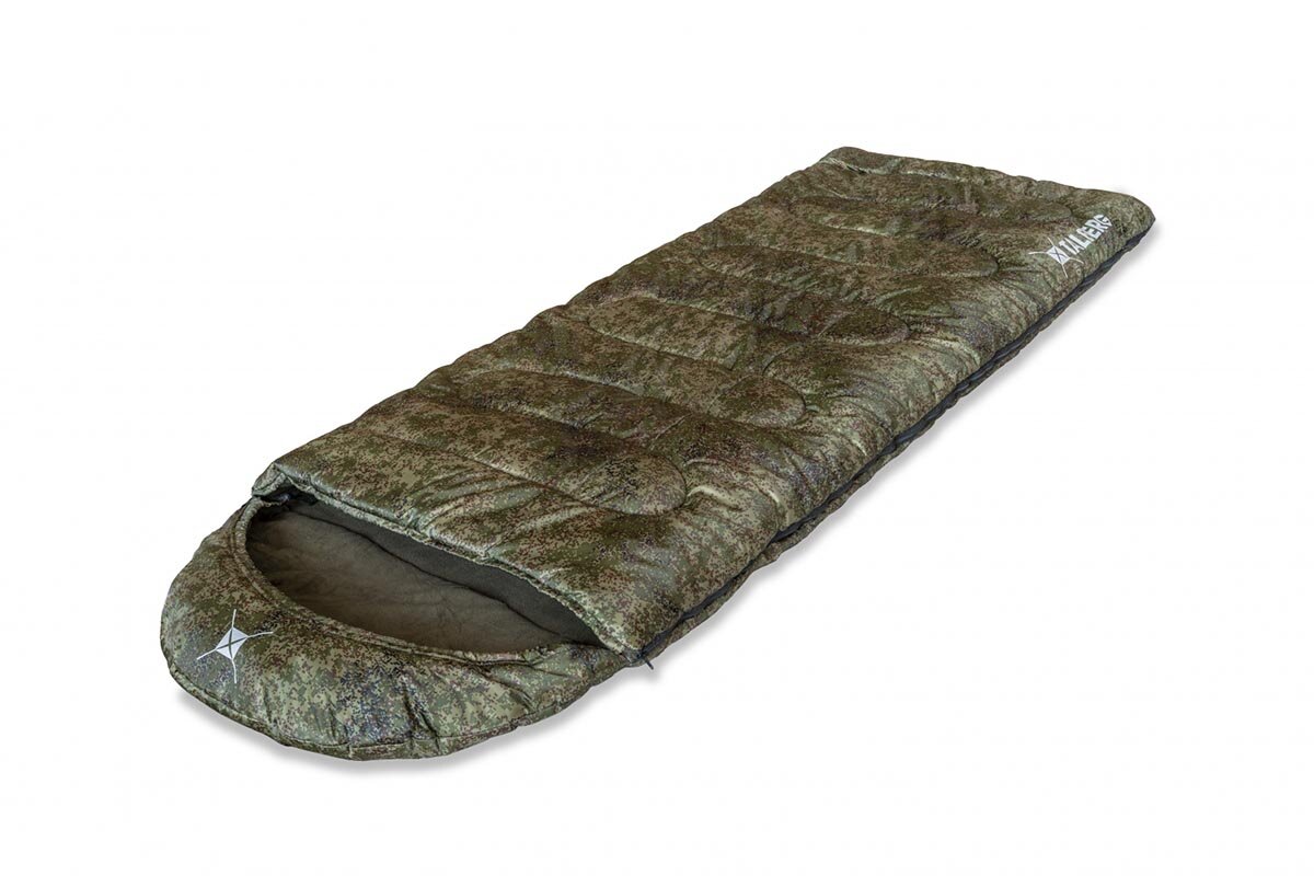 Talberg Спальный мешок FORESTER -20°С (камуфляж цифра, правый)