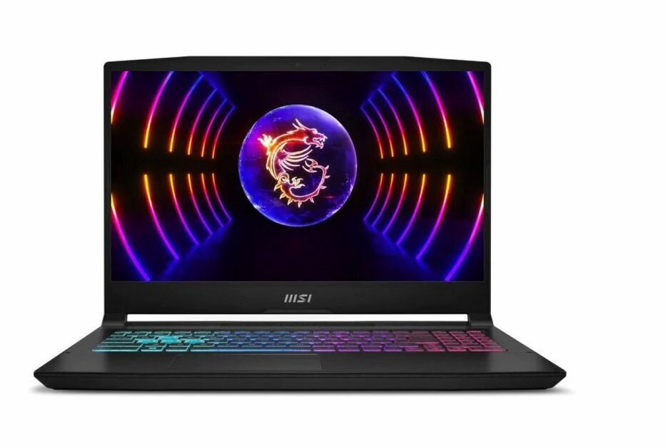 15,6" Ноутбук MSI Katana 15 B13VFK-647XRU (9S7-158571-647) черный - 1920x1080, IPS, Intel Core i7-13620H, ядра: 10 x 2,4 ГГц, 16 ГБ, SSD 1024 ГБ, NVIDIA GeForce RTX 4060 (8 ГБ), W10Pro