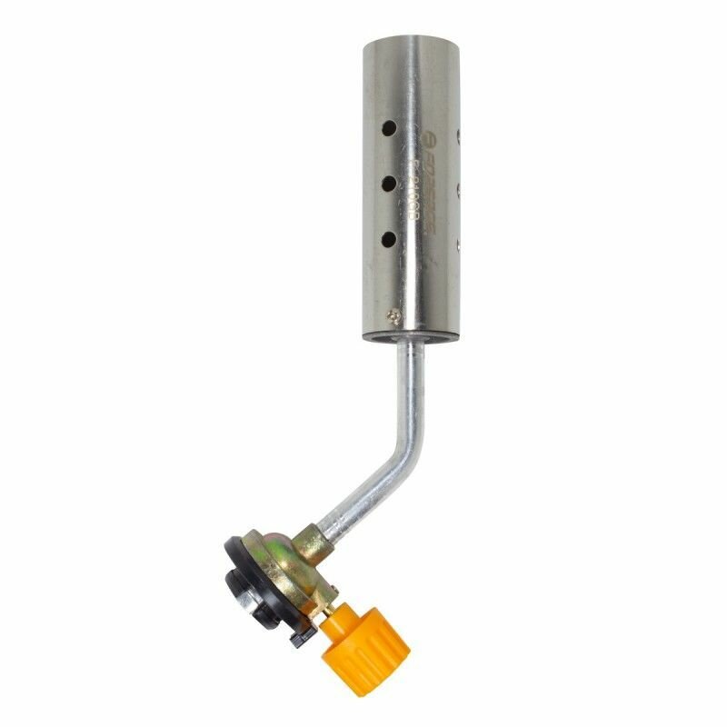 Горелка газовая паяльная на цанговый баллон (t-1300гр, L-210мм), в блистере