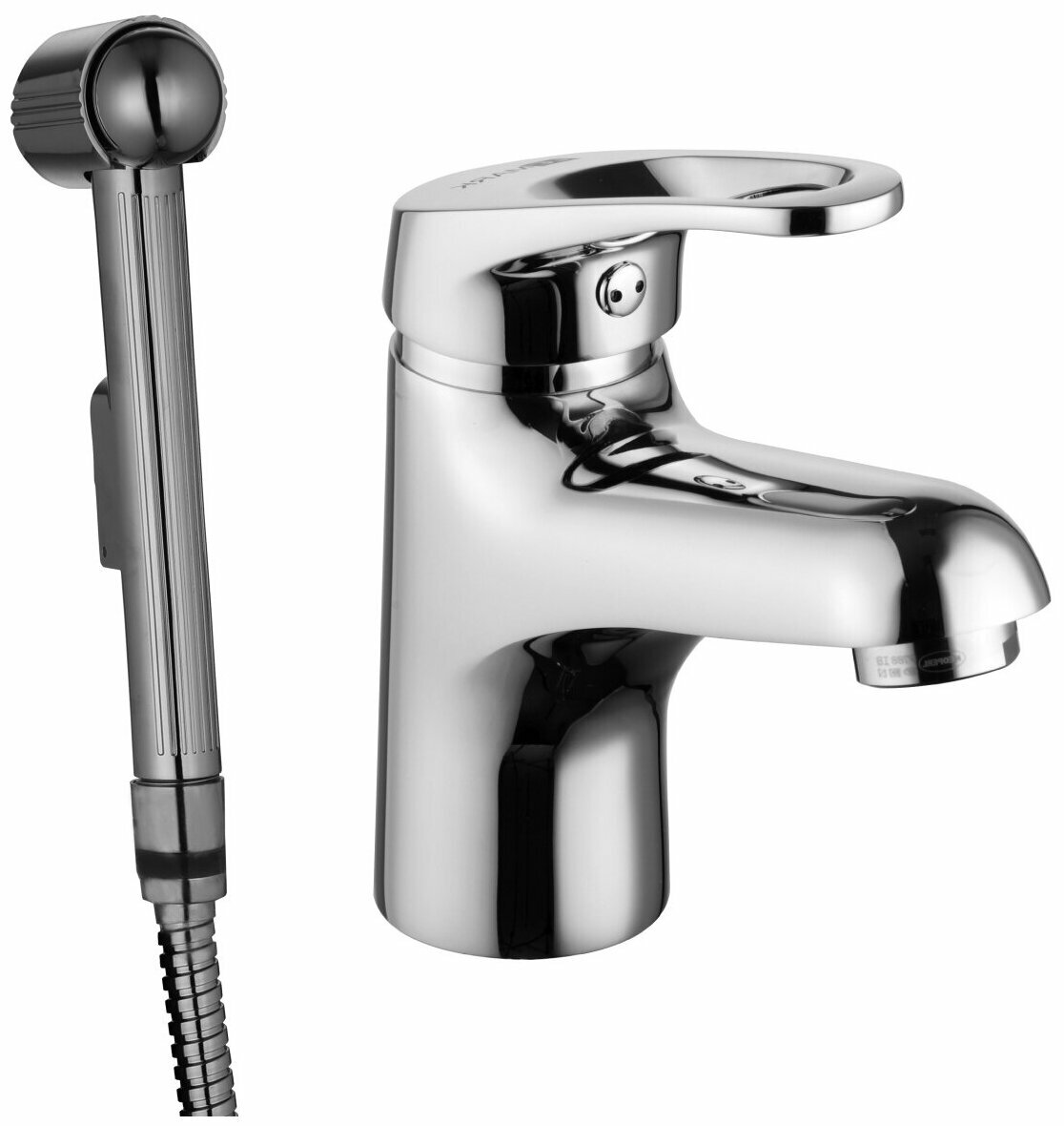 Смеситель для раковины Lemark Omega LM3116C с гигиеническим душем Хром