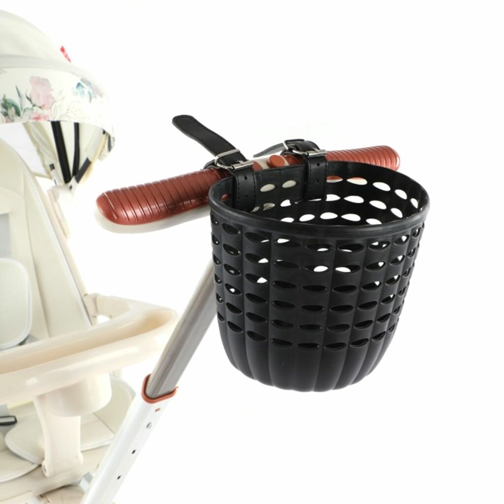 Детская велосипедная корзина-черная