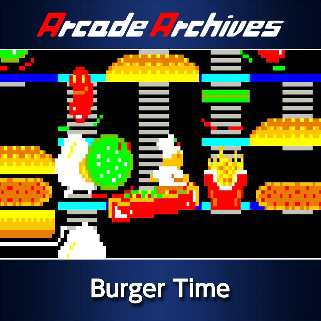 Игра Arcade Archives Burger Time, для PlayStation 4, на английском языке, Украина