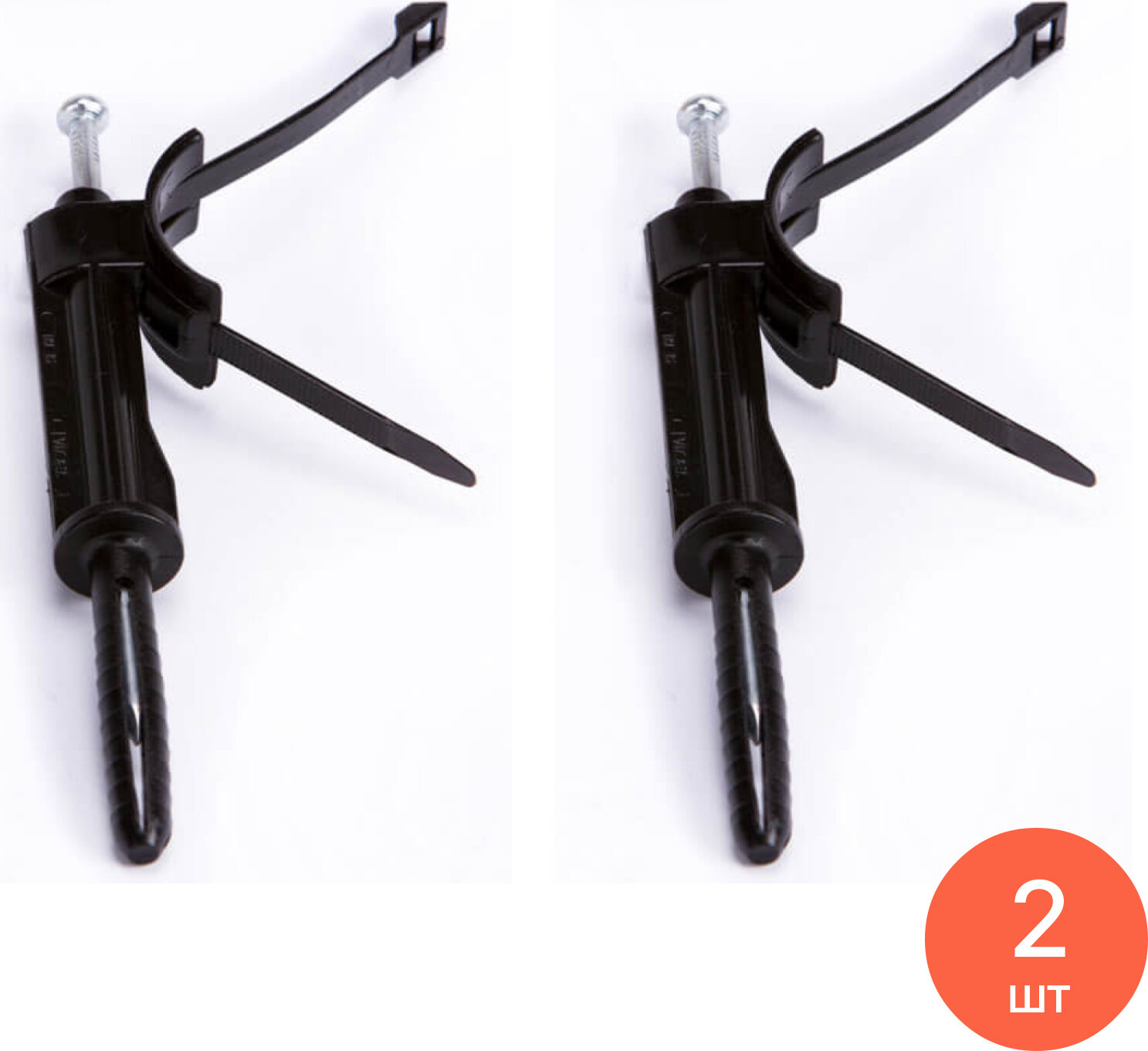 Фасадное крепление тэсла SF 60, диаметр 10-45мм / крепеж (комплект из 2 шт)