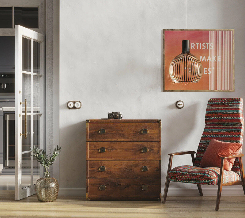 Комод БРВ-мебель Индиана JKOM 4s/80 Дуб саттер