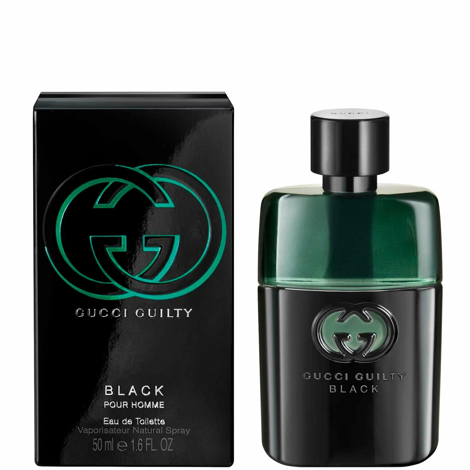 Туалетная вода Gucci мужская Guilty Black pour Homme, 50 мл