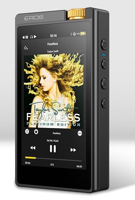Цифрровой плеер Aigo EROS H05 PLUS 9038 Professional Decoding Chip, 4.0-Inch HD Touchscreen, MP3, DSD, Bluetooth, grey