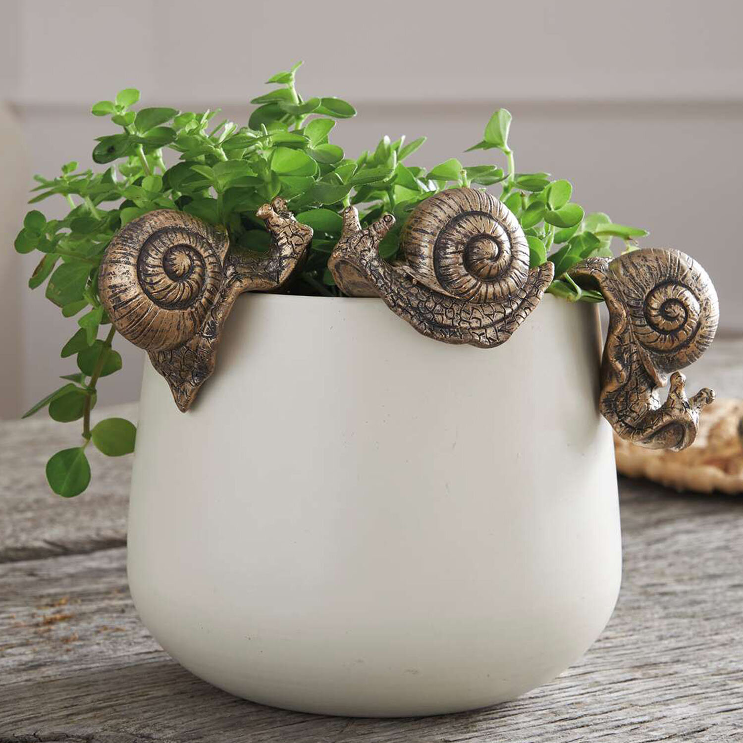 Декоративные фигуры "Улитки" 3 штуки