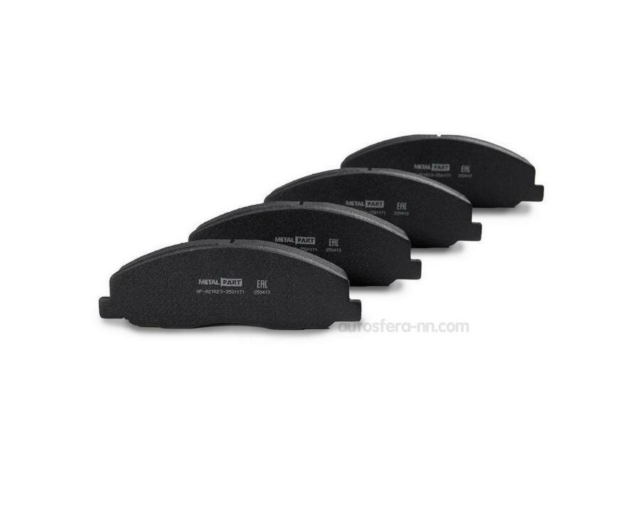 METALPART MPA21R233501171 Колодка тормозная ГАЗель Next пер к-т 4шт (MetalPart)