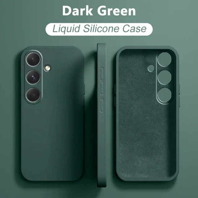 Мягкий силиконовый чехол для телефона Samsung Galaxy A05 A05S A15 4G 5G A25 A35 A55 5G, резиновые чехлы с защитой от падения, бампер NGreen, A15