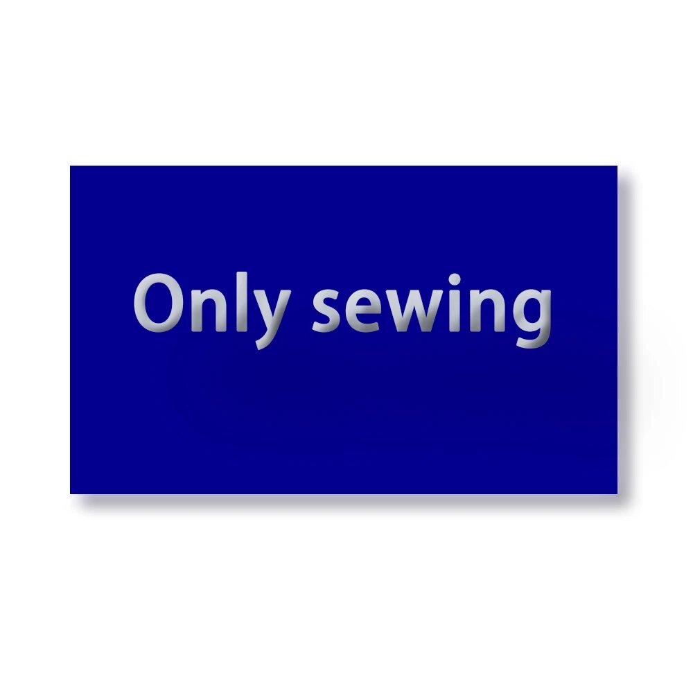 Персонализированный флаг из полиэстера 60 х 90 см, ONLY SEWING