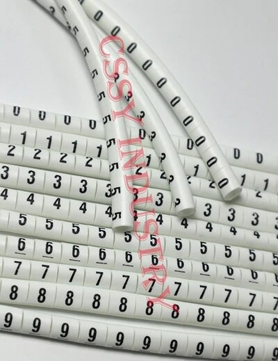 Маркеры для кабеля ПВХ 0.5-10мм2 1000 шт. 6.0mm2 1000pcs