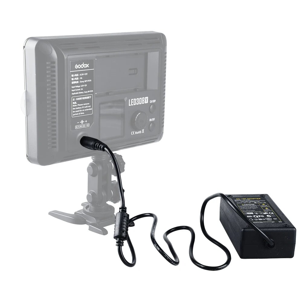 Зарядное устройство AMBITFUL для Godox YN128 YN360S YN360 III YN600 YN300III YN300AIR 9V 5A EU Plug — фото 1