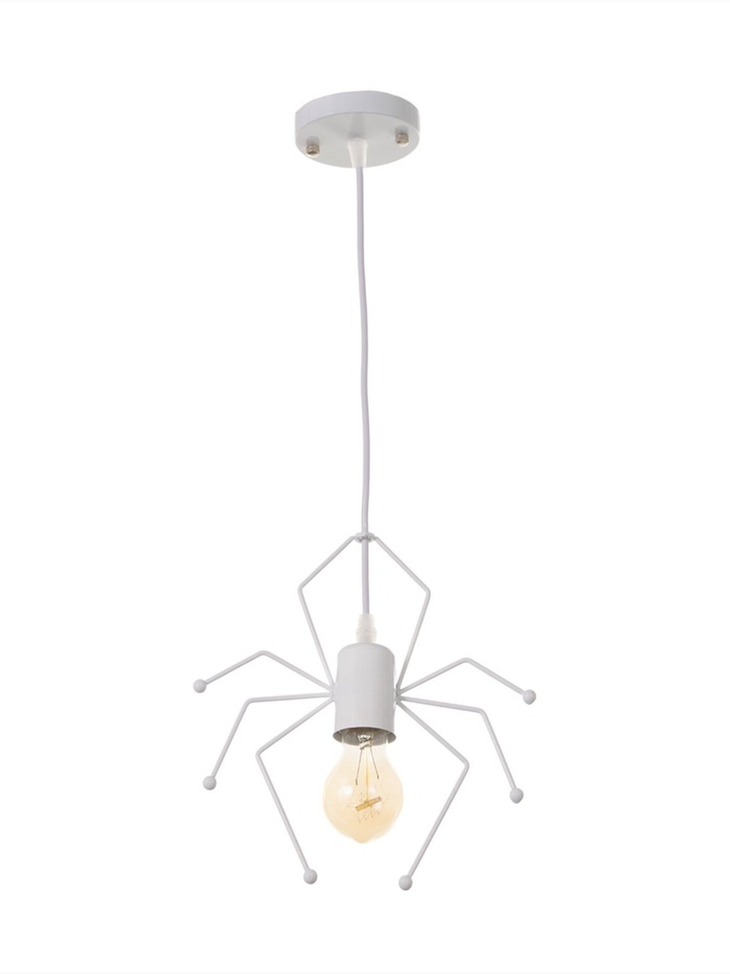 Светильник потолочный BayerLux Spider, 1×40 Вт, Е27, белый, 20×20×8 см