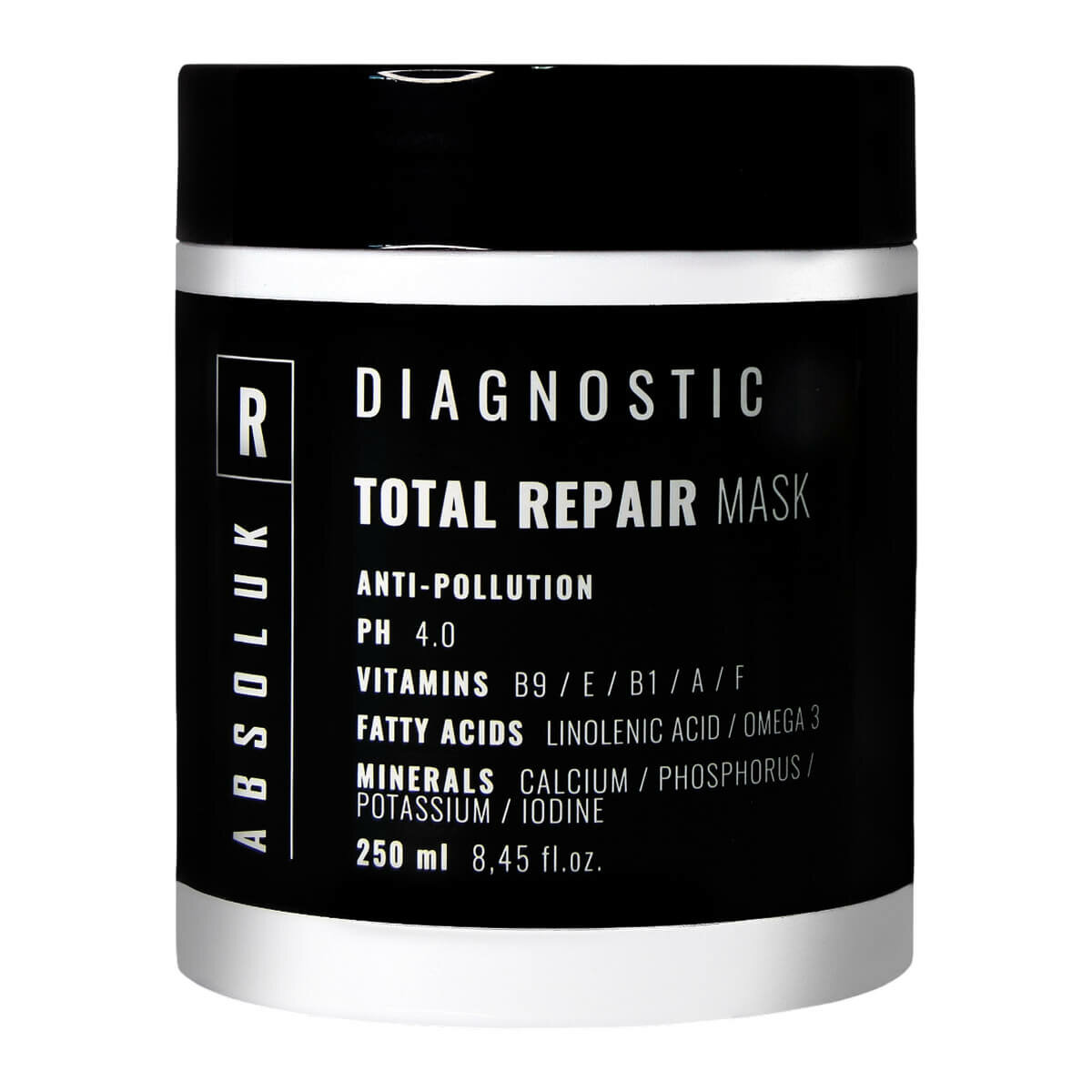 Маска для восстановления сухих и поврежденных волос Absoluk Diagnostic Total Repair Mask, 250 мл