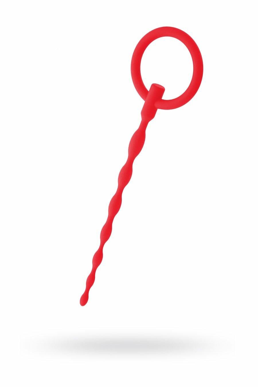 Плаг уретральный ToyFa Black&Red, силикон, диаметр 0.3-0.7см, длина 16см