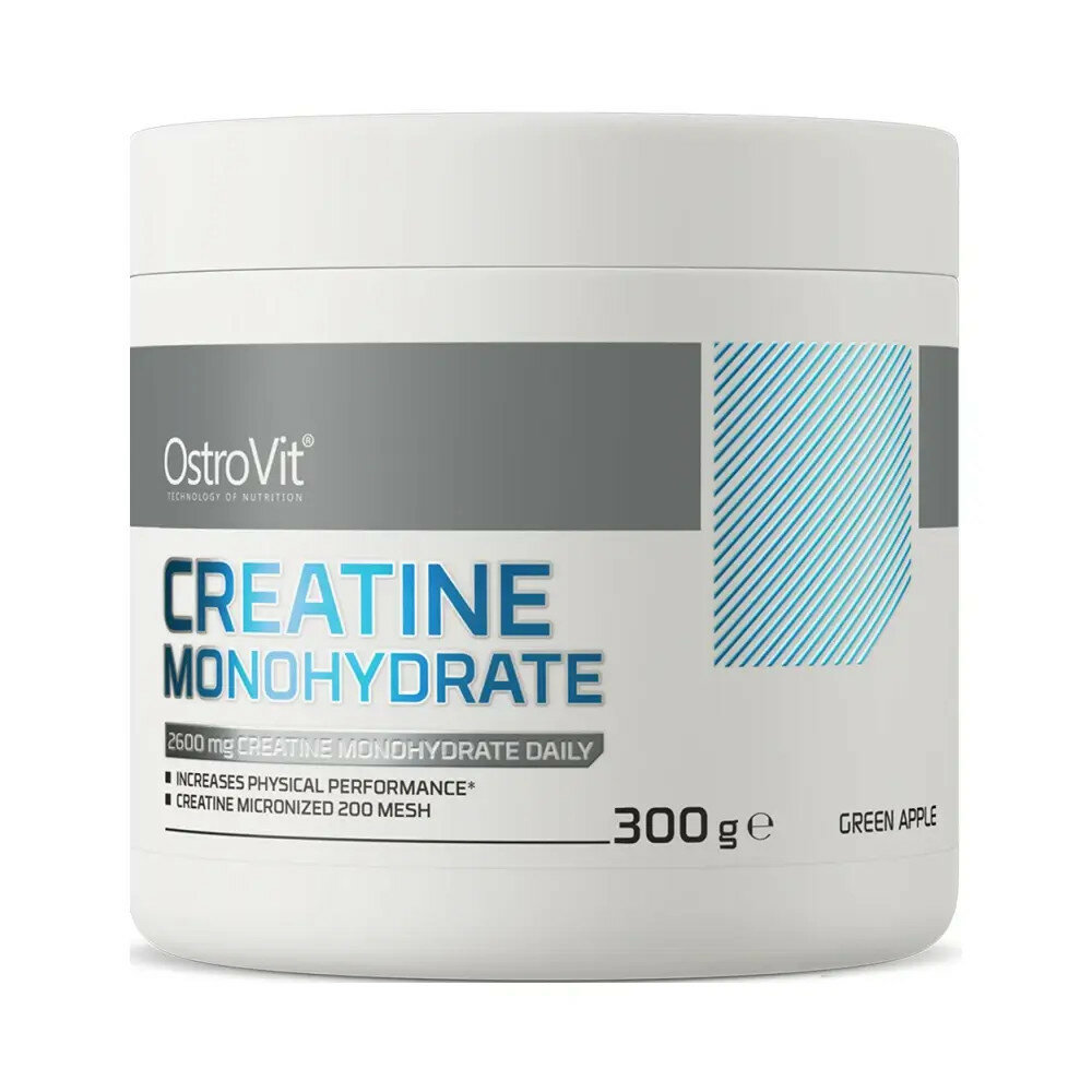 Креатин моногидрат OstroVit Creatine Monohydrate - 300 грамм, апельсин