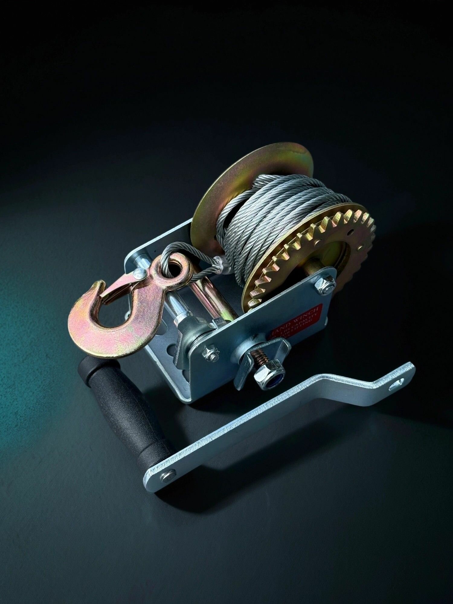 Лебедка ручная барабанная (трос) 0.27T-10М