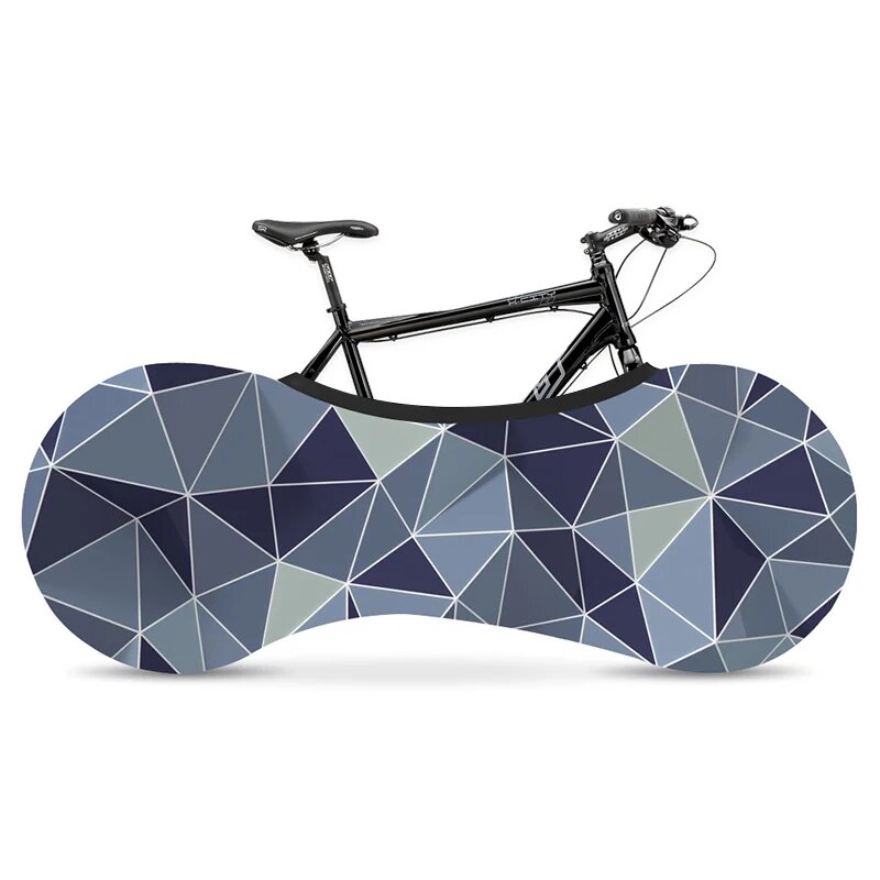 JIBOO Чехол для велосипеда JB-035 эластичный шелк 26-29 дюймов Темно-синий, L, 7
