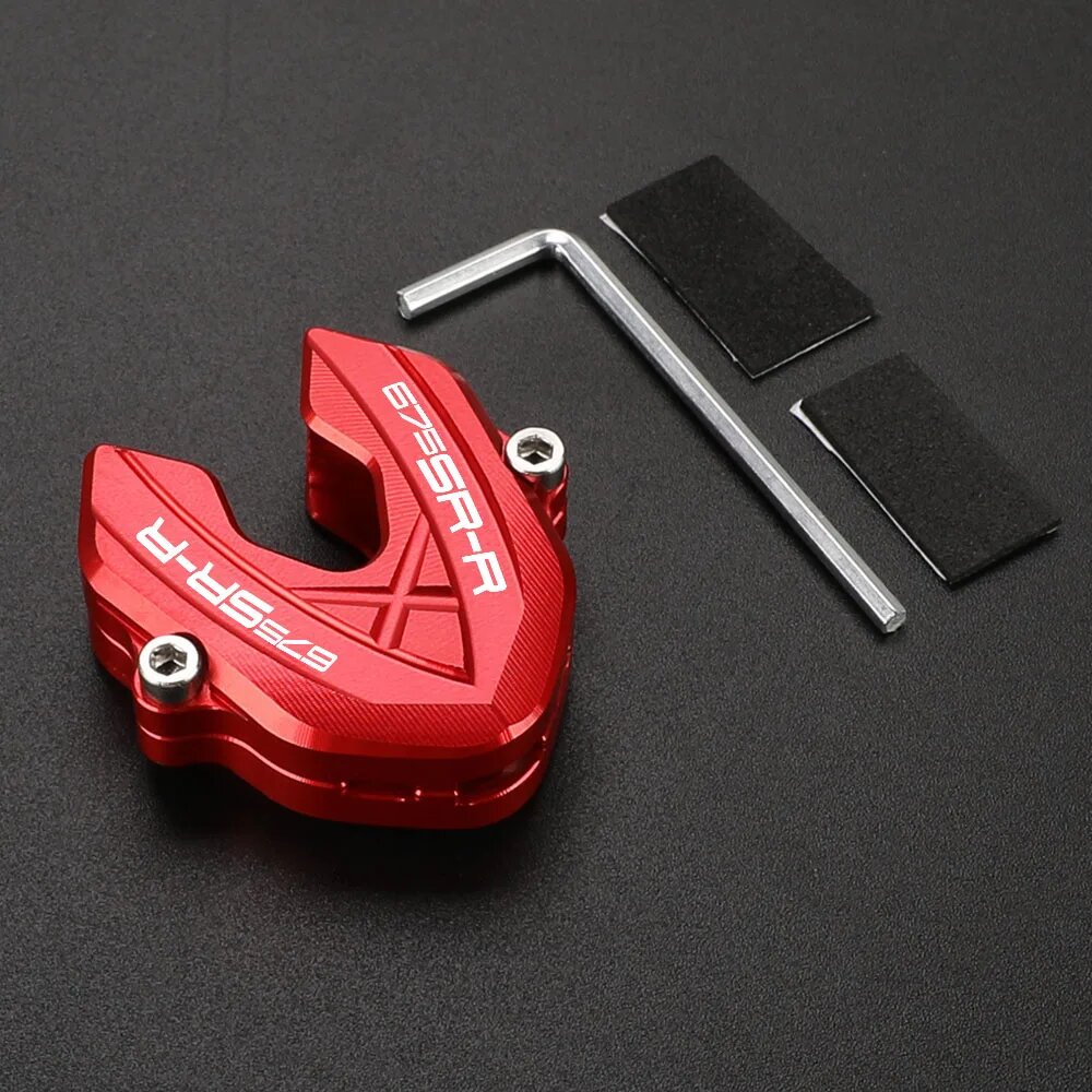 Для CFMOTO CF MOTO 675SRR 675SS 675NK 675 SS SRR NK 675 2024 2025 Аксессуары для мотоциклов Крышка для ключей Защитный чехол для ключей Красный, 675SRR LOGO