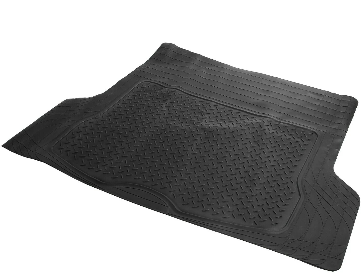 Коврик в багажник Автопрофи / Autoprofi "Luxury", универсальный, морозостойкий, цвет: черный, 126,5 х 80 см
