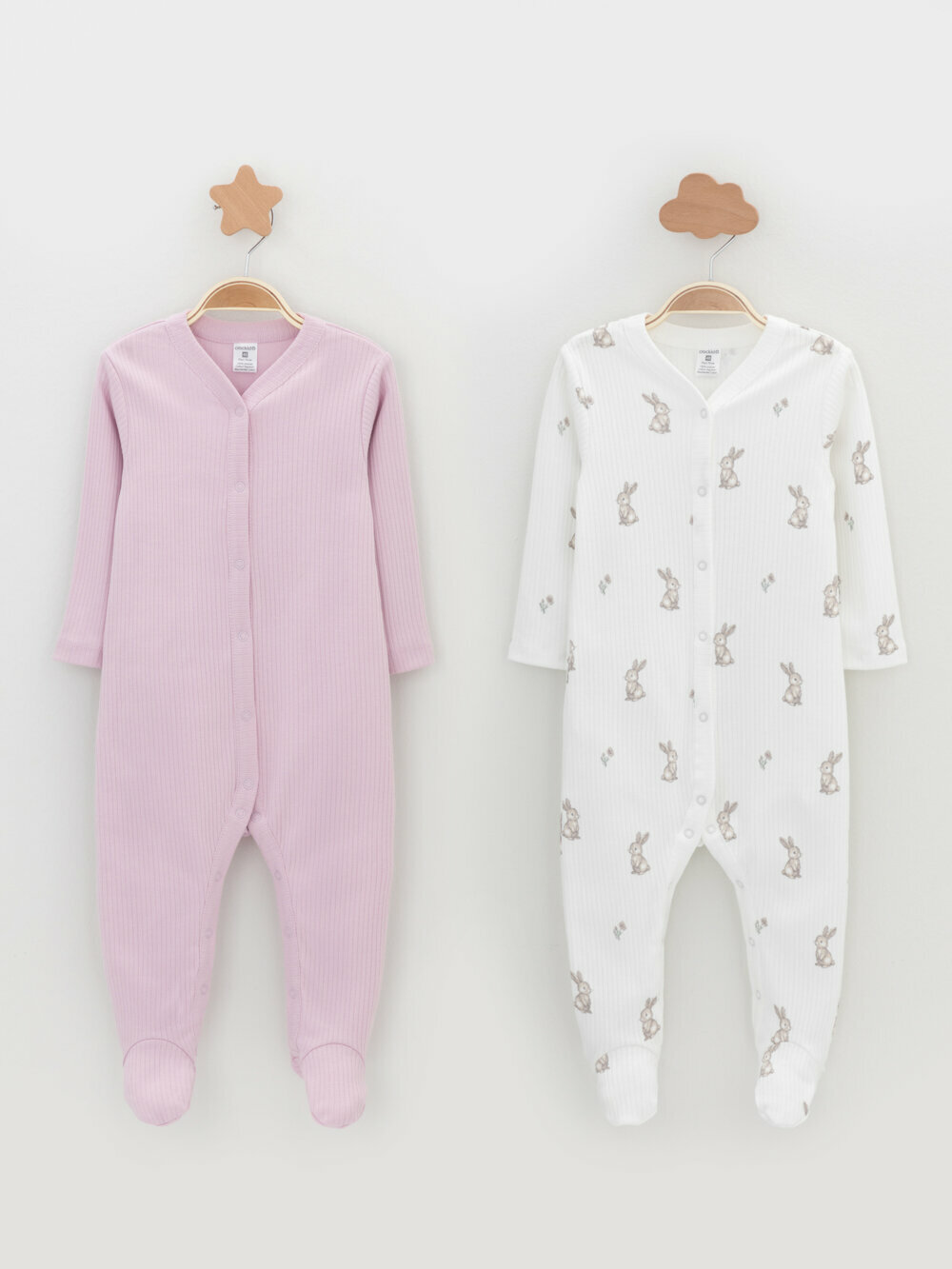 Комбинезон слип для малыша, набор 2 шт