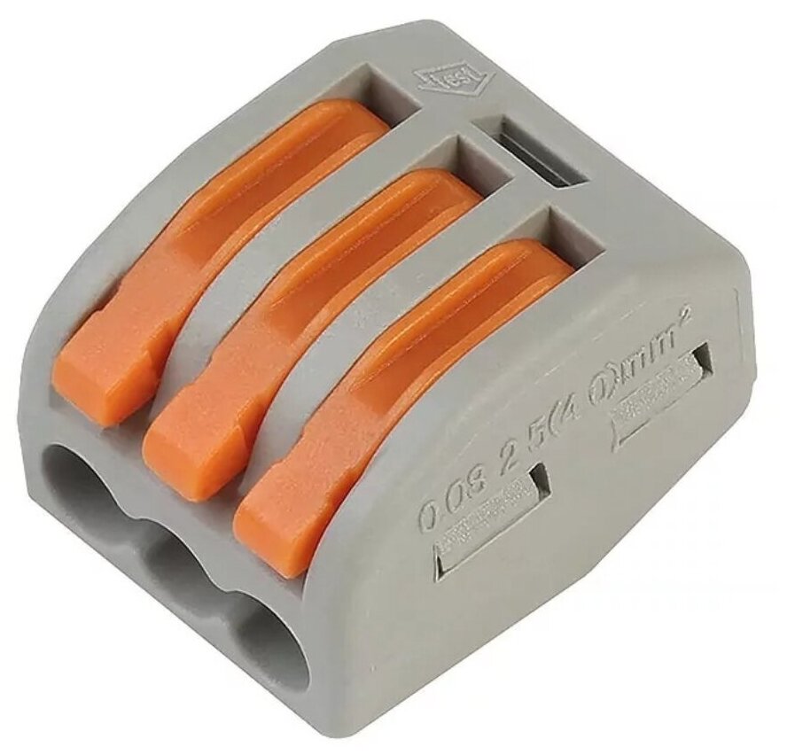 Клемма монтажная Smartbuy SBE-cwcc-3 с рычагами