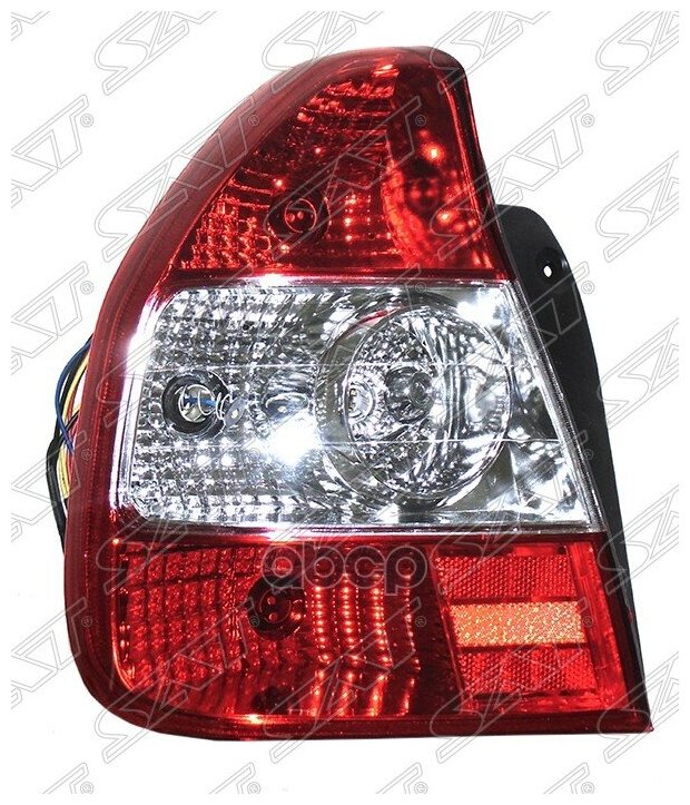 Фонарь задний Hyundai Accent 99-12 / ТагАЗ Accent 99-12 (Слева/ Хрусталь) Sat арт. ST-321-1923CL