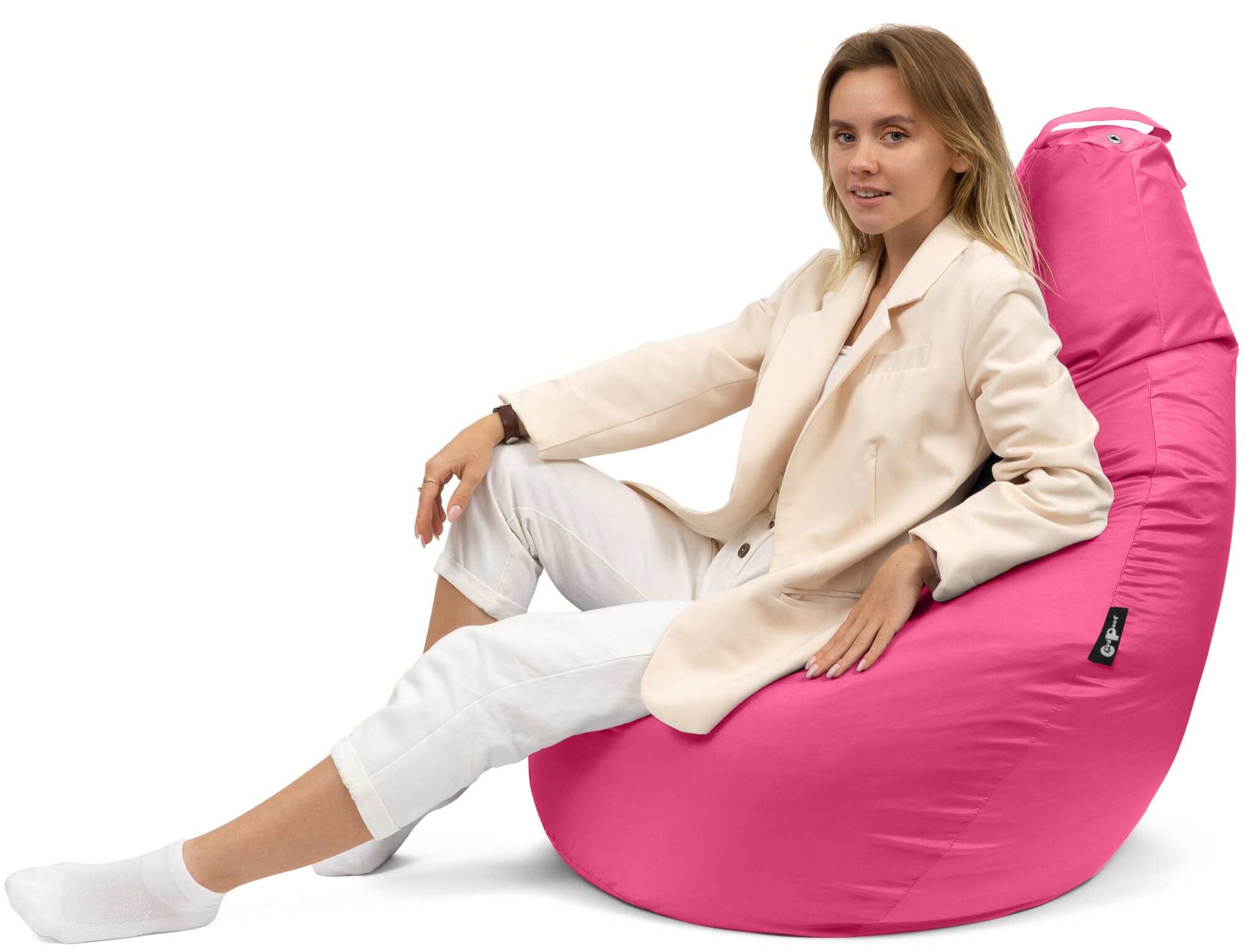 Кресло мешок груша GoodPoof Оксфорд XXL розовый
