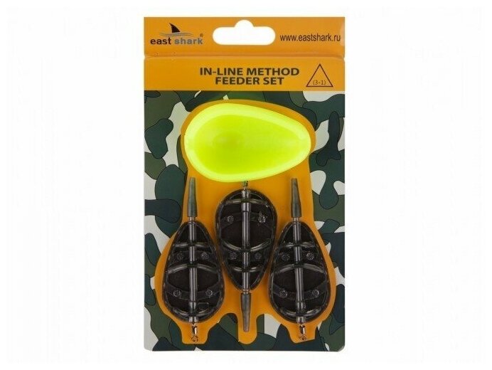 Кормушка Метод Набор флэт 3 кормушки + пресс-форма 90 г