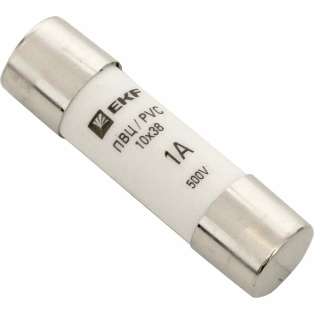 Цилиндрическая плавкая вставка EKF ПВЦ, 1А 20 шт PROxima pvc-10x38-1