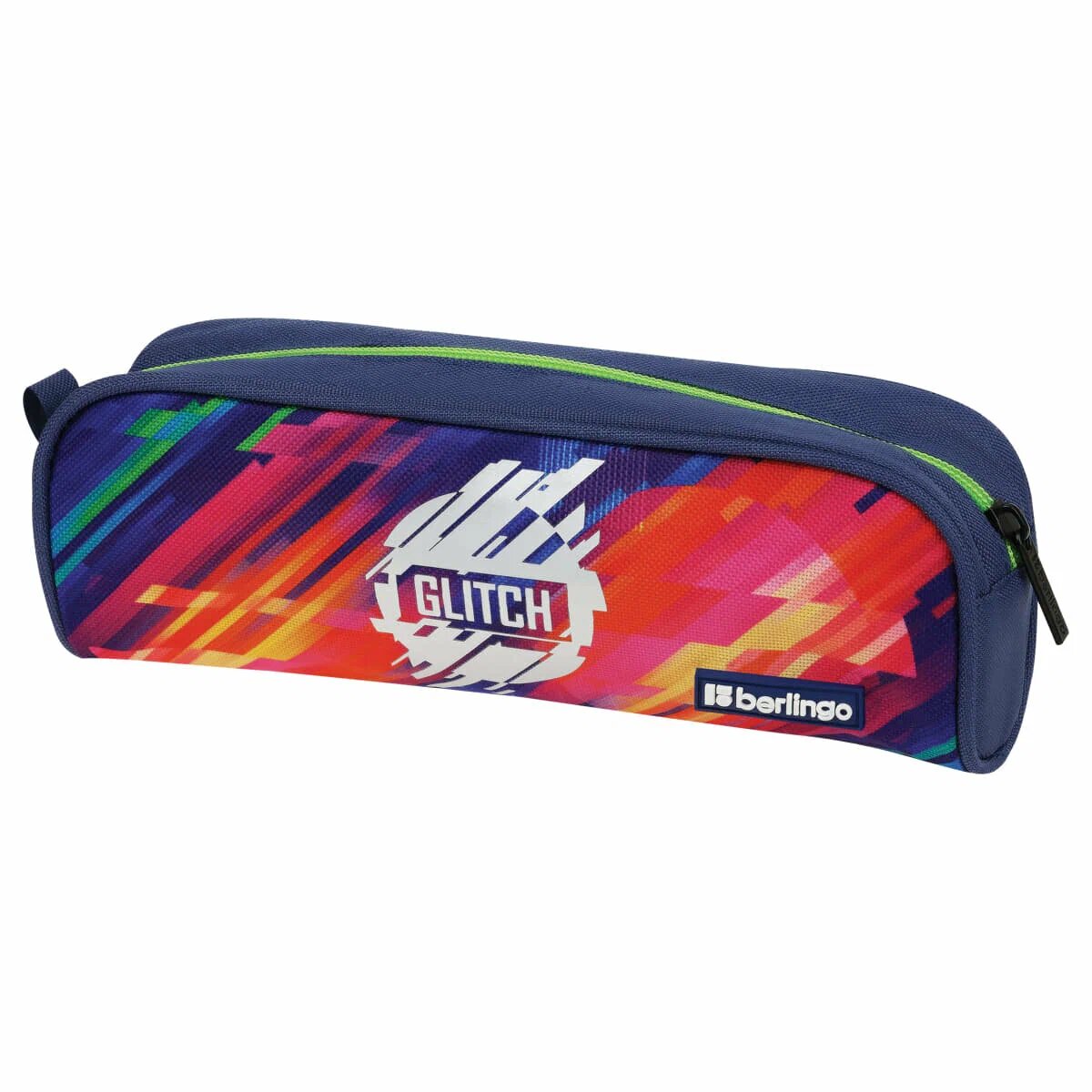 Пенал Berlingo "Glitch", 1 отделение, 220х75х55 мм, полиэстер (PM090S14)