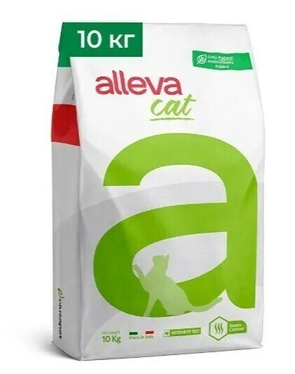 Сухой корм Alleva для взрослых кошек EQUILIBRIUM CHICKEN ADULT CAT с курицей, 10 кг
