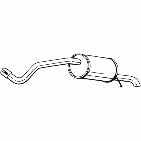 Глушитель выхлопных газов конечный, BOSAL 220-005 (1 шт.)