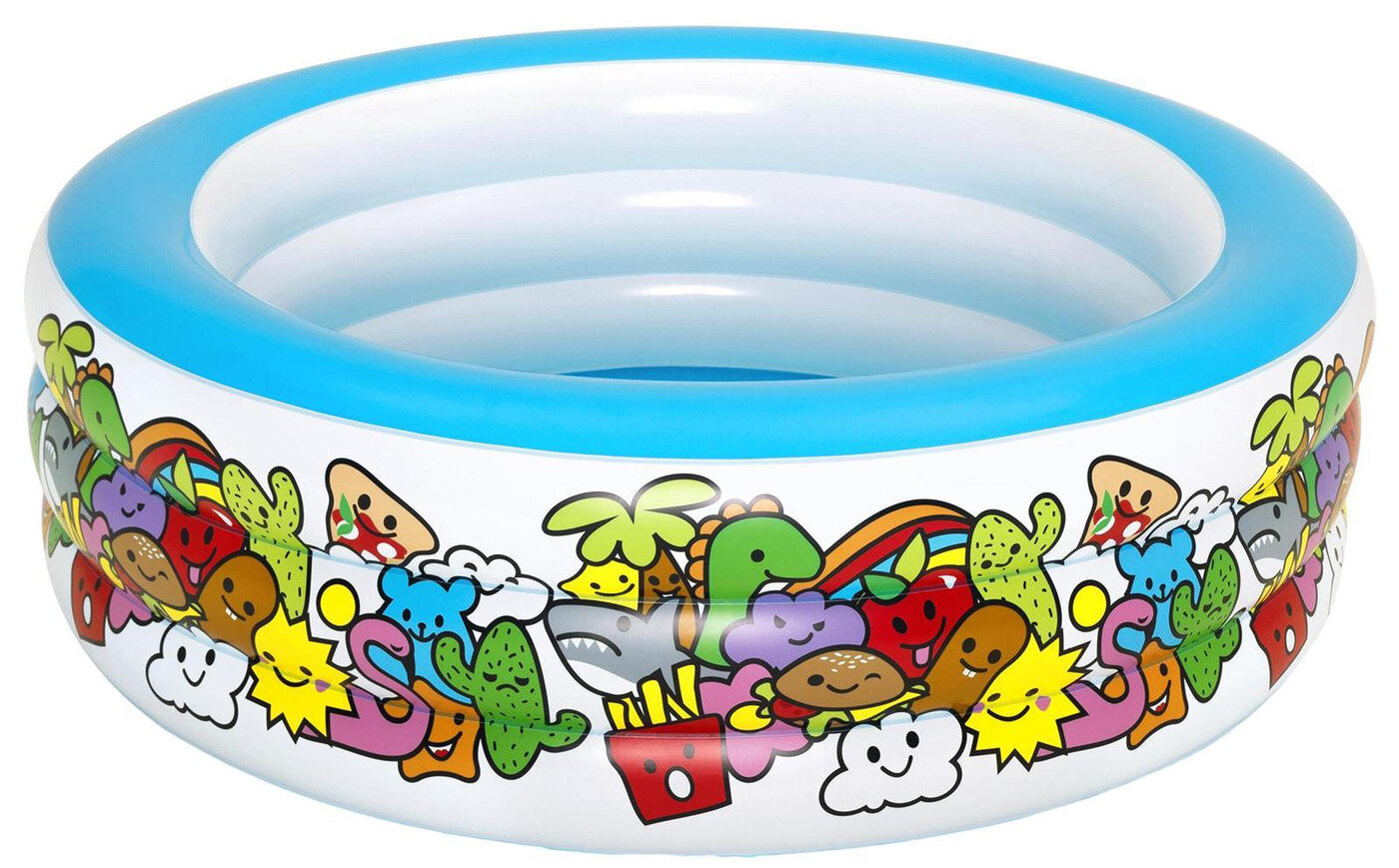 Детский надувной круглый бассейн Bestway "Персонаж" для плавания и купания, на дачу, 152х51 см