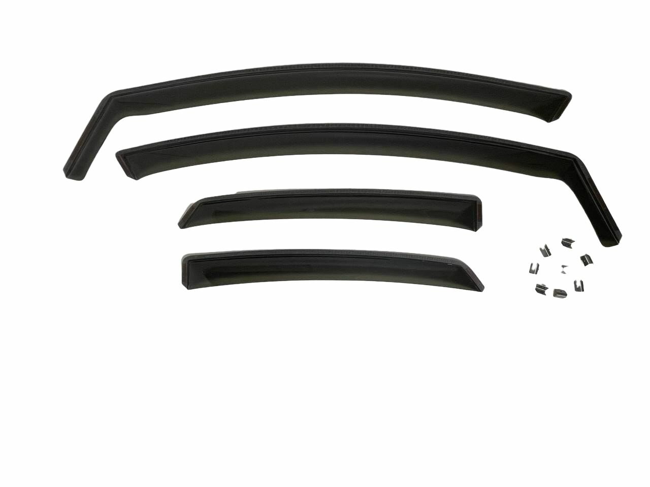 Дефлекторы окон (ветровики) на Ford Mondeo IV (2006 - 2014) Седан (вставные)