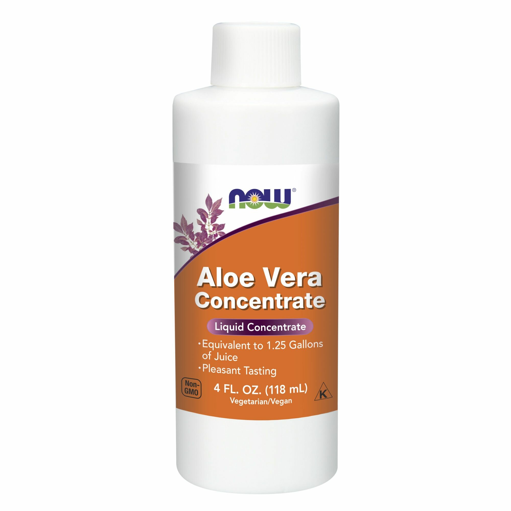 NOW Aloe Vera Concentrate, концентрат Алоэ Вера, здоровье кожи 118 мл