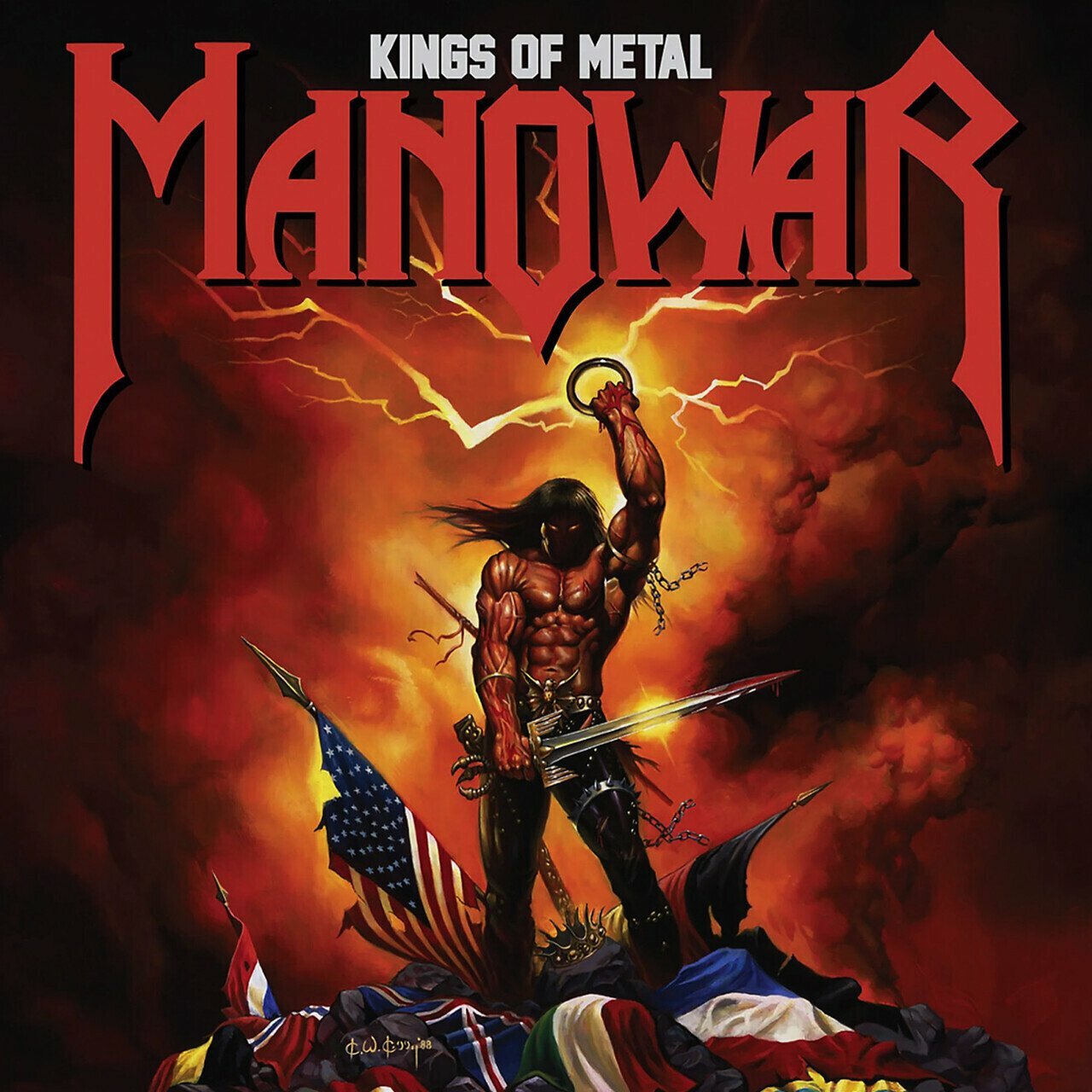 Виниловая пластинка Manowar. Kings Of Metal. Transparent Blue (LP)