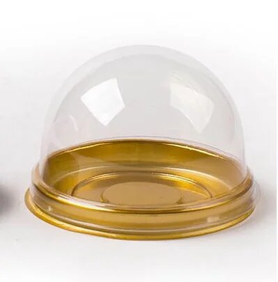 50 комплектов прозрачных пластиковых коробок для лунных пряников gold