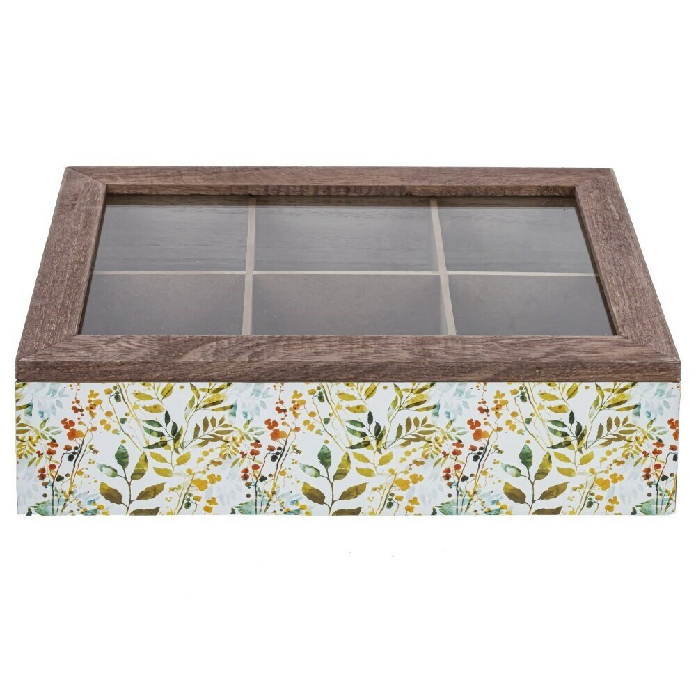 Шкатулка дя чайных пакетиков, L=24 W=17 H=6,5 см