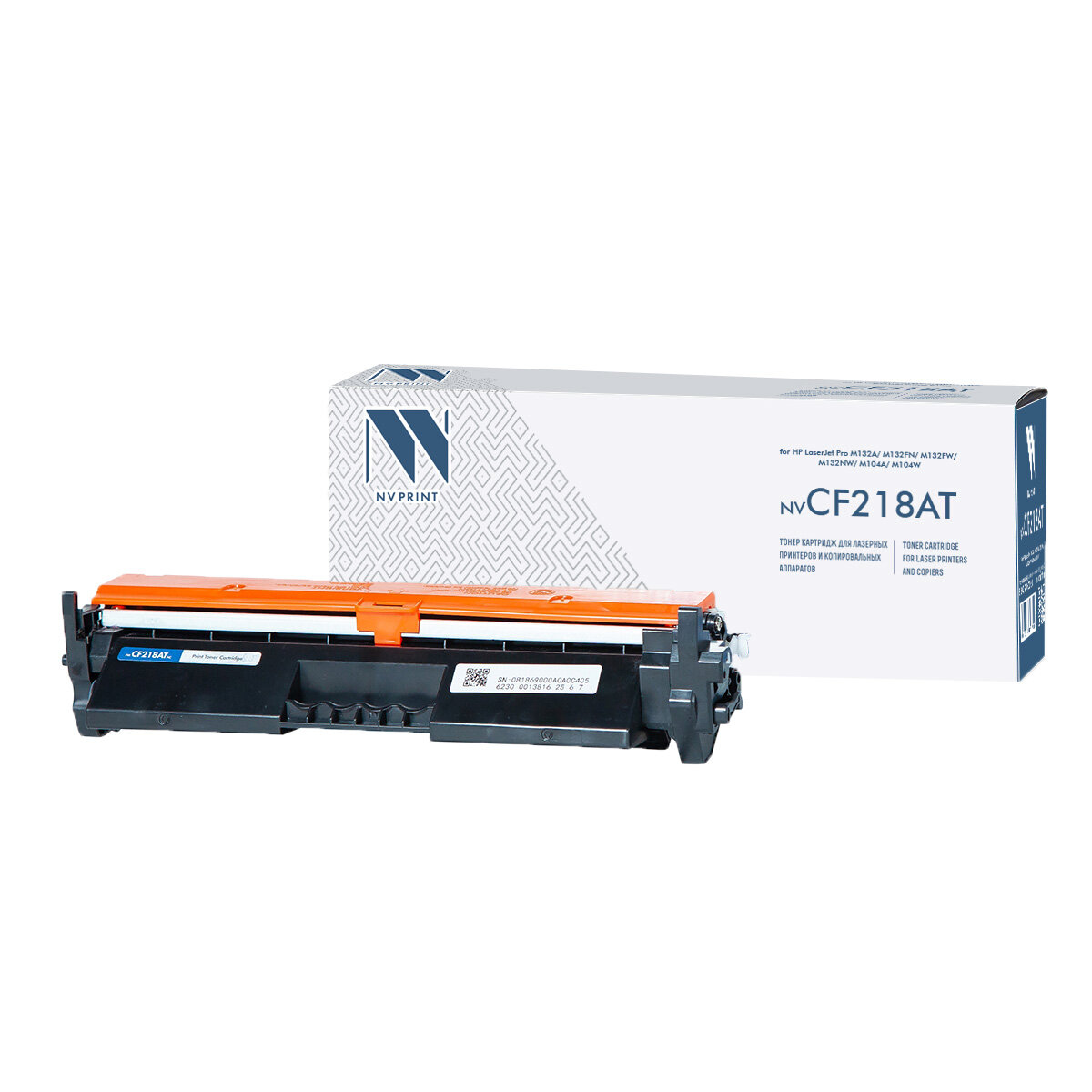 Картридж NV Print CF218A (18A) с чипом черный для HP LaserJet Pro M104/M132 совместимый (NV-CF218AT)