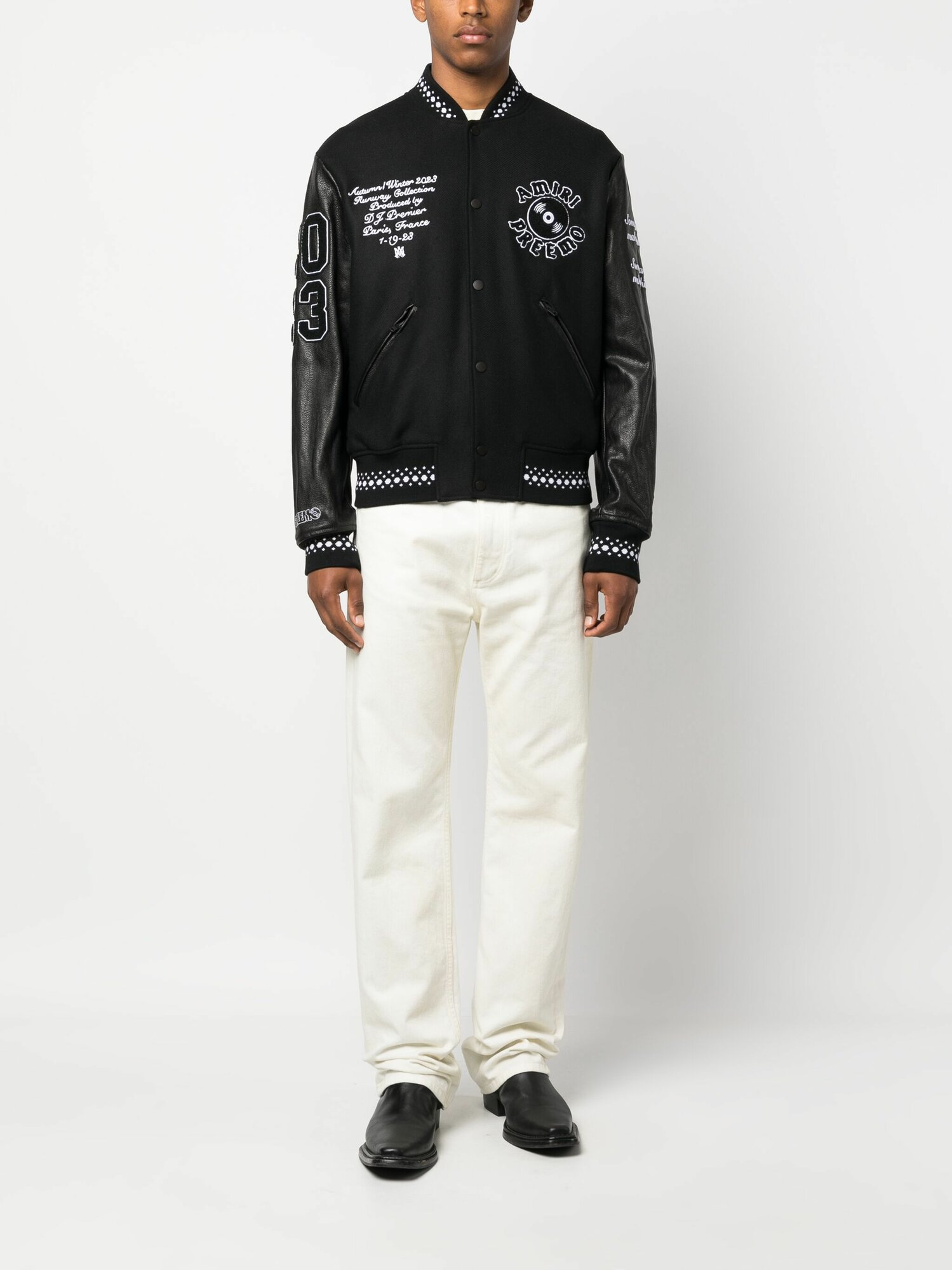 Куртка AMIRI, размер 50, black/black — фото 1