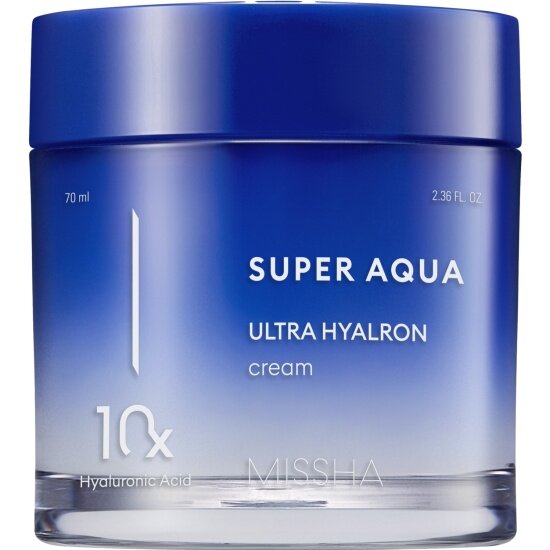 Увлажняющий крем для лица Missha Super Aqua Ultra Hyalron, 70 мл