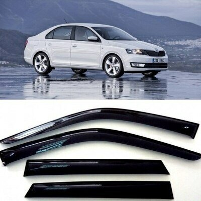 Дефлекторы боковых окон SKODA Octavia Шкода Октавия A5 универсал (2004-2013)