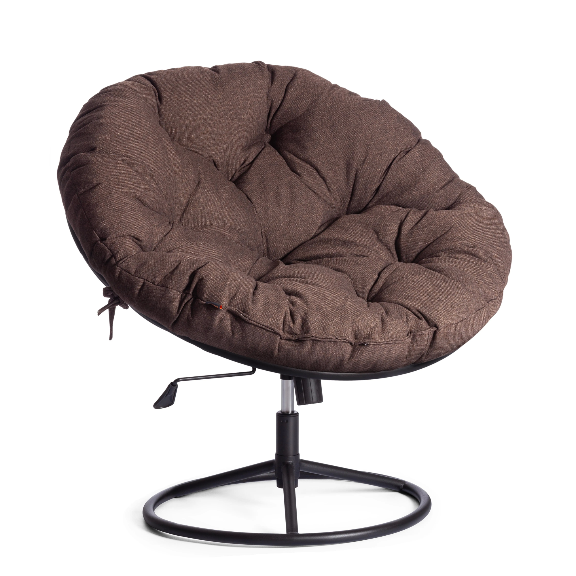 Кресло CLOUDE HOME Tetchair коричневый, черный, ткань, металл, мягкое сиденье, с подлокотниками