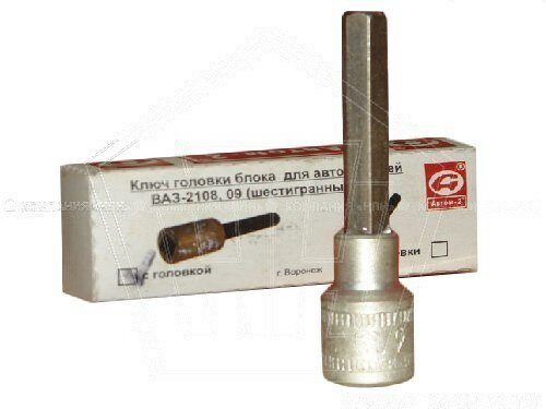 Ключ протяжки головки блока ваз 2108-09 с переходником автом 112181 (д-18-1)