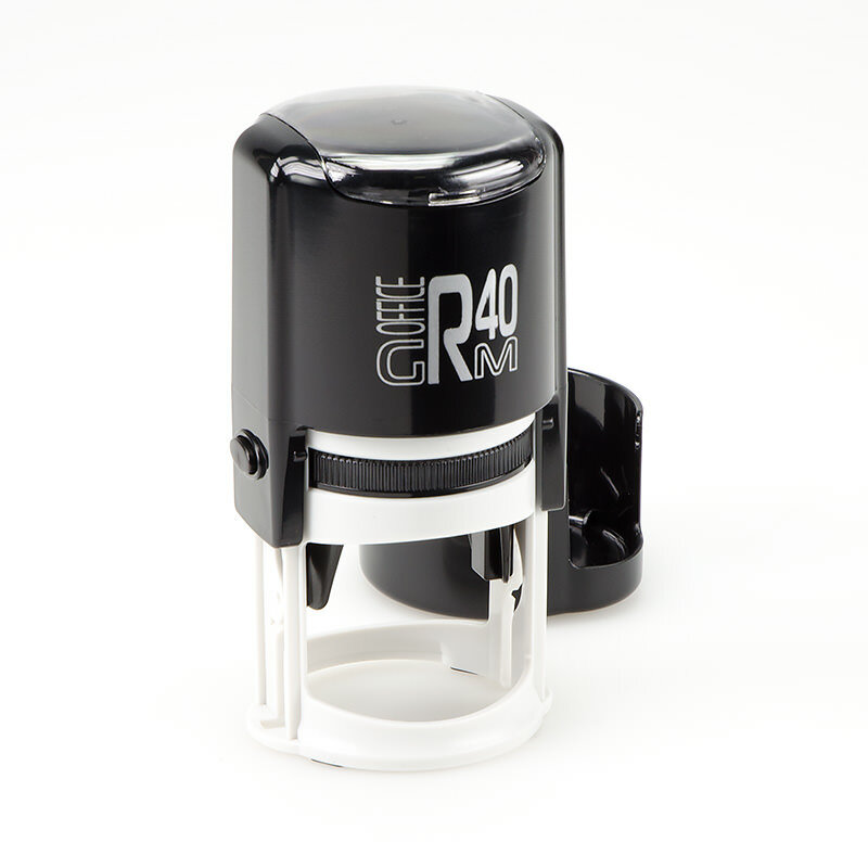 GRM R 40 office+BOX. Автоматическая оснастка для печати, корпус чёрный глянец