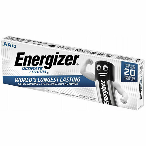 Батарейка AA литиевая Energizer Lithium Ultimate FR 6-10BL 1.5V в коробке 10шт.
