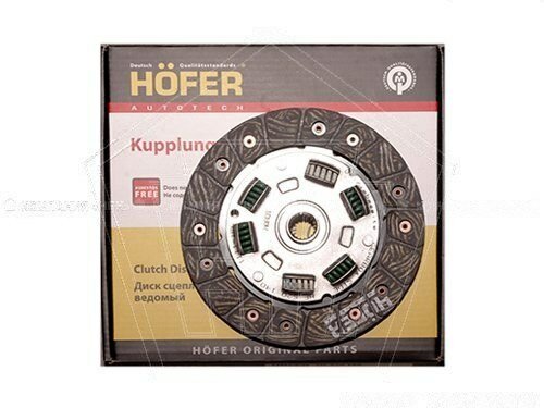 Диск сцепления ведомый ваз 1111 hofer hf 520 140
