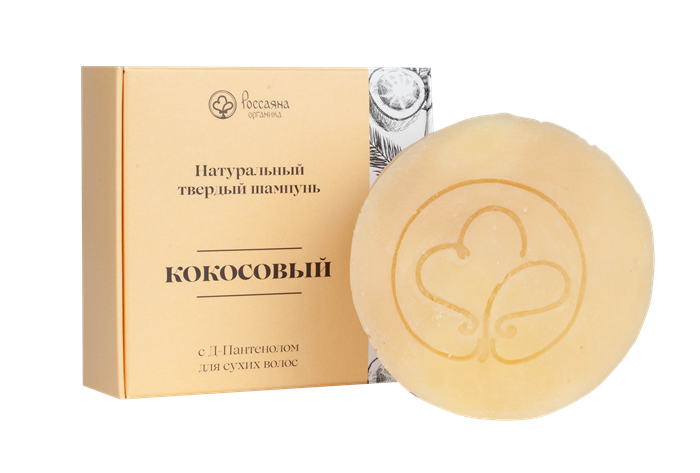 Россаяна Шампунь твердый Кокосовый 90гр