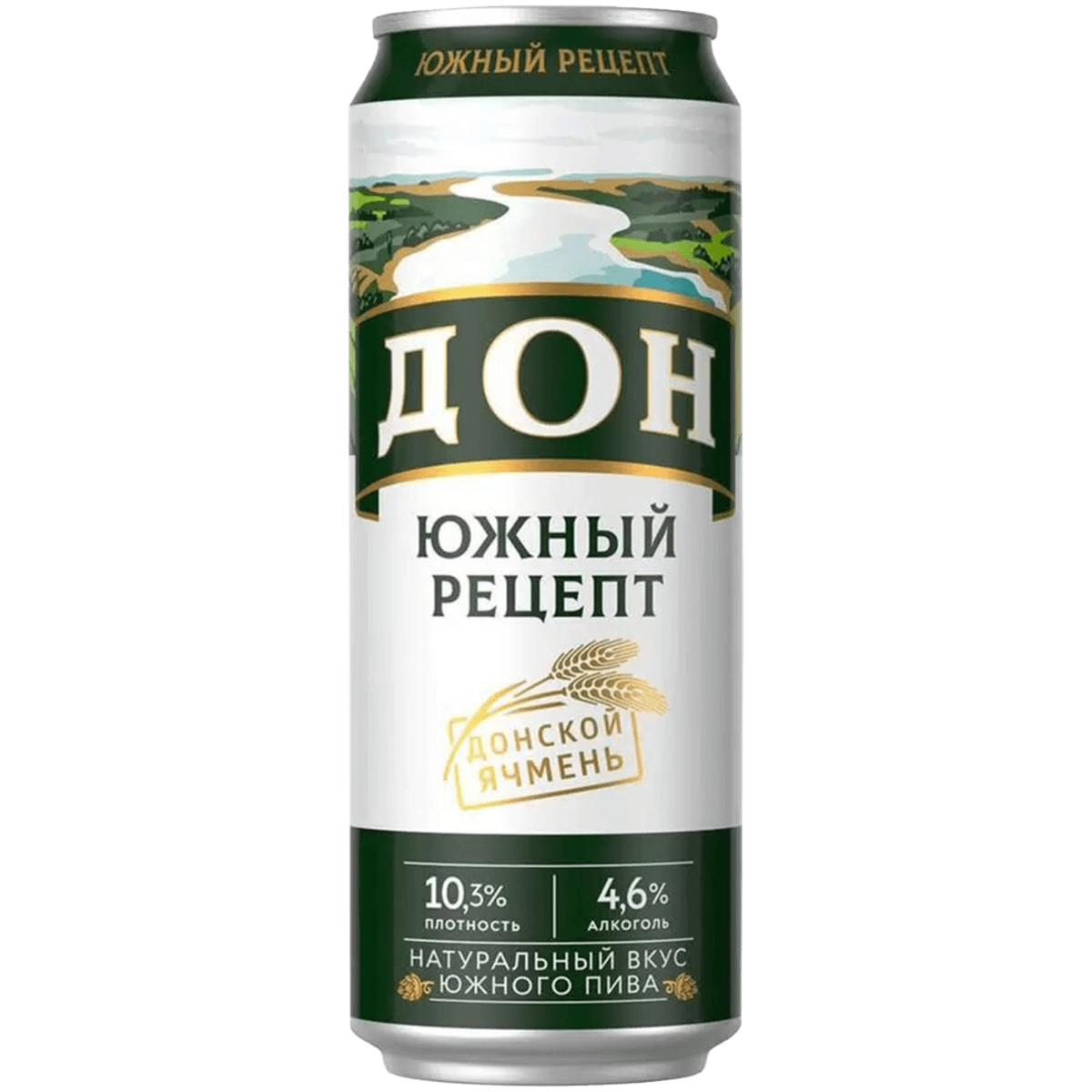 Пиво Дон Южный Рецепт светлое 0,45 л ж/б